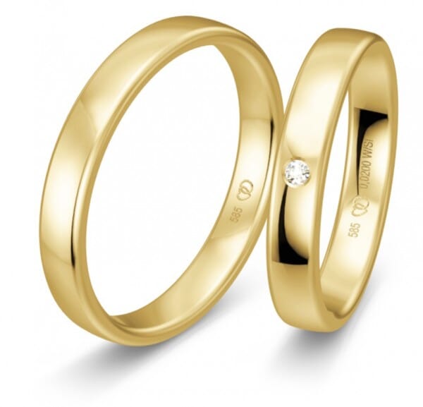 Klassische Eheringe ღ EHERINGE.de | EHERINGE.de