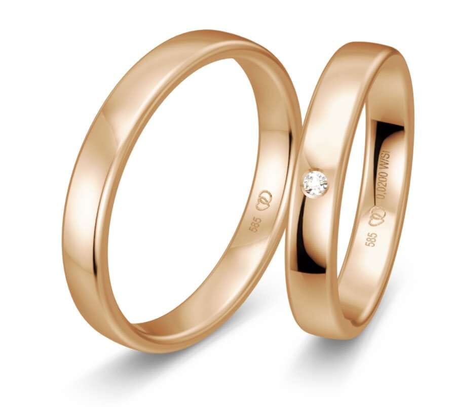 Klassische Eheringe ღ EHERINGE.de | EHERINGE.de